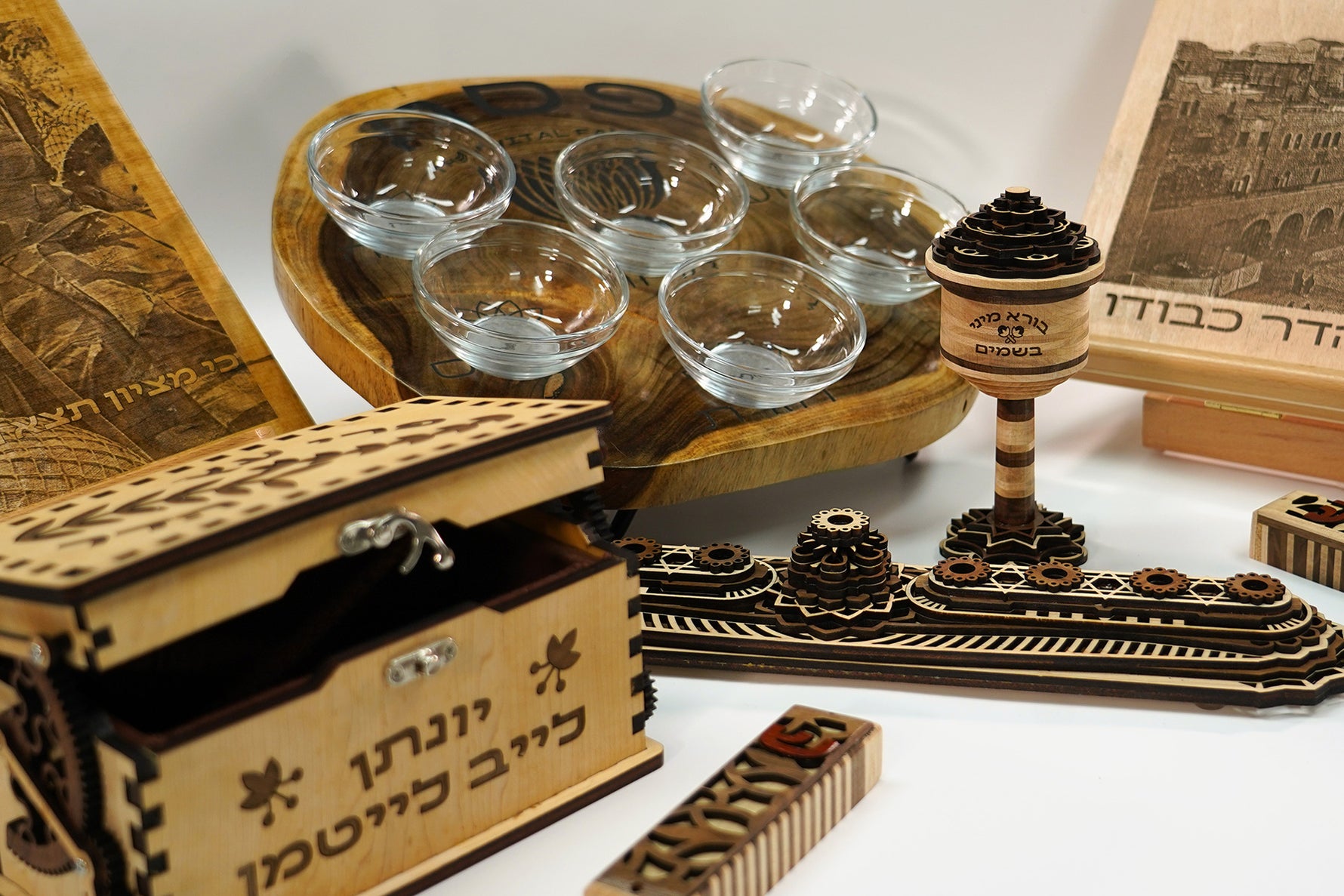 Hiddur Creations – Custom Wooden Judaica Gifts by Yoni Leitman
